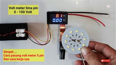 Cara Pasang Voltmeter YouTube
