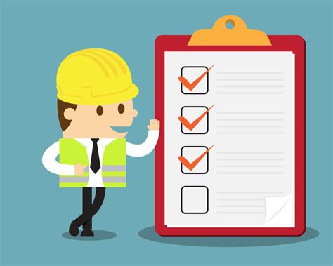 Os principais itens de um checklist de segurança no trabalho
