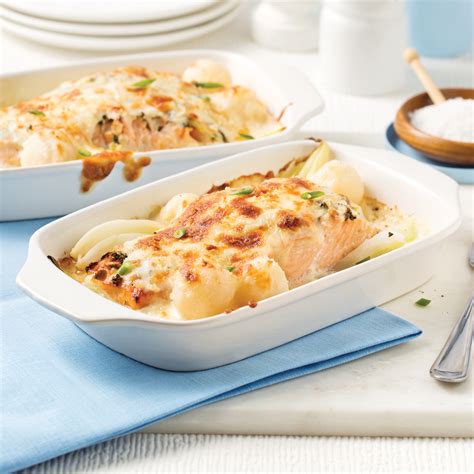 Gratin De Saumon Fenouil Et Pommes De Terre Parisiennes Je Cuisine