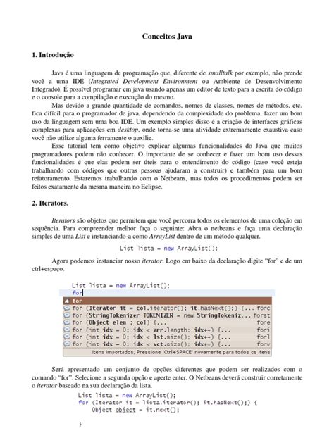 conceitos avançados de java pdf classe programação de computadores java linguagem de
