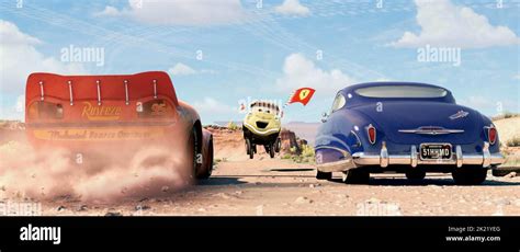 Lightning Mcqueen Doc Hudson Cars Stock Photo Alamy