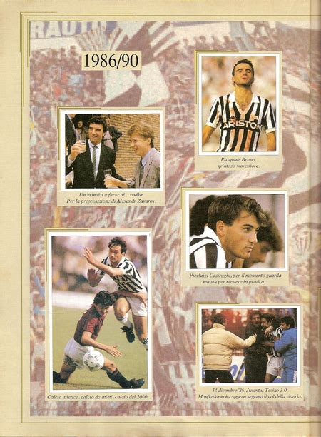 Album La Storia Della Juventus 1992 Masters Edizioni SCAN