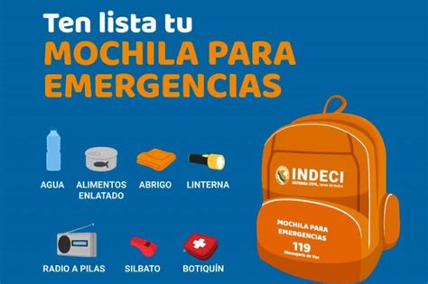 Mochila De Emergencia Esto Es Lo Que Debe Contener