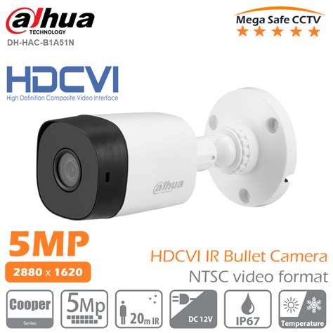 Dahua Dh B A Mp Hdcvi Ir Outdoor Bullet Analog Cctv Camera In