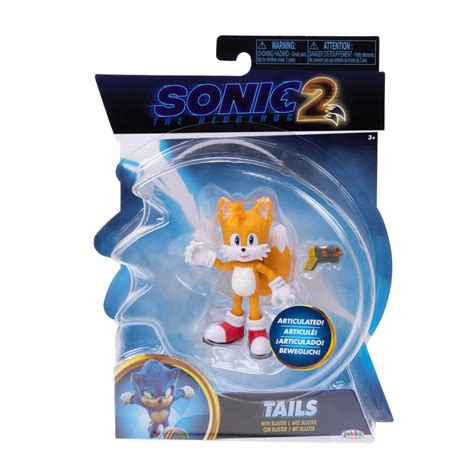 Sonic The Hedgehog 2 The Movie 4 Articulated Action Figure Collection