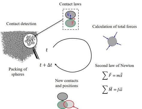 23 algorithm of the discrete element method download scientific diagram