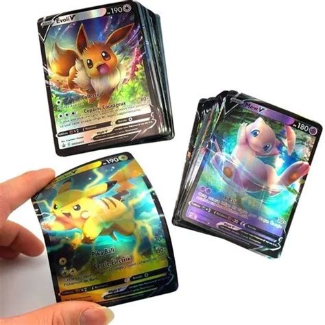 50 Cartas Pokemon V Vmax Gx Ex Mega 5 Cartas Grandes Cuotas sin interés