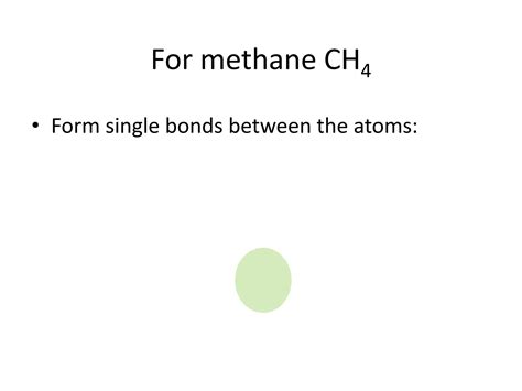 How To Draw Methane Ch4 Lewis Structure PPT