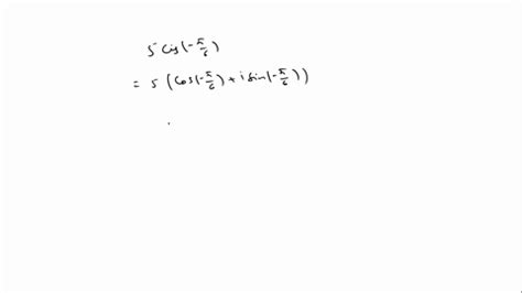 SOLVED Write Each Complex Number In Rectangular Form Give Exact