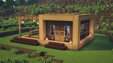 Minecraft How To Build Survival Starter House How To Build CODE