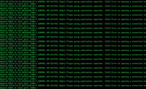 Error Hy Multi Primary Mysql Group