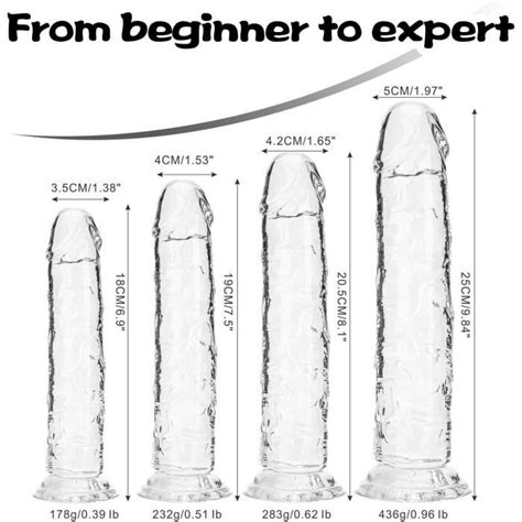 Gros Godes Ventouse 21Cm Gode Dildo Etanche Godemichet Réaliste