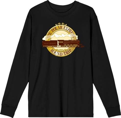 The Polar Express Polar Express Round Trip Train Token Men S Black Long