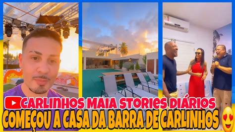 COMEÇOU A CASA DA BARRA DE CARLINHOS MAIA F1LHO DE TALITA VAI