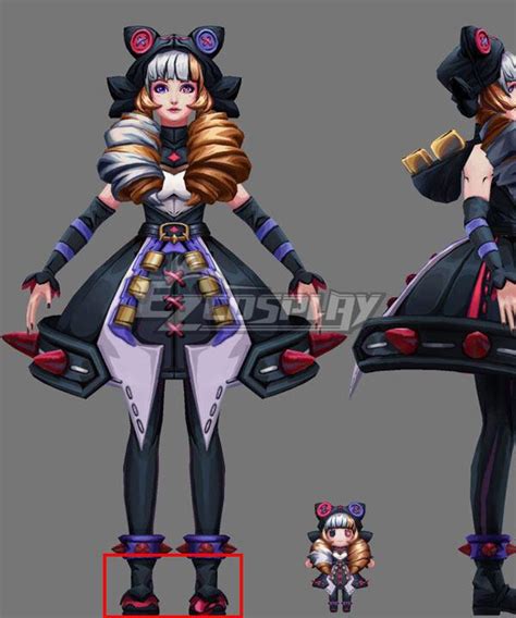 League Of Legends LOL Soul Fighter Gwen Cosplay Shoes