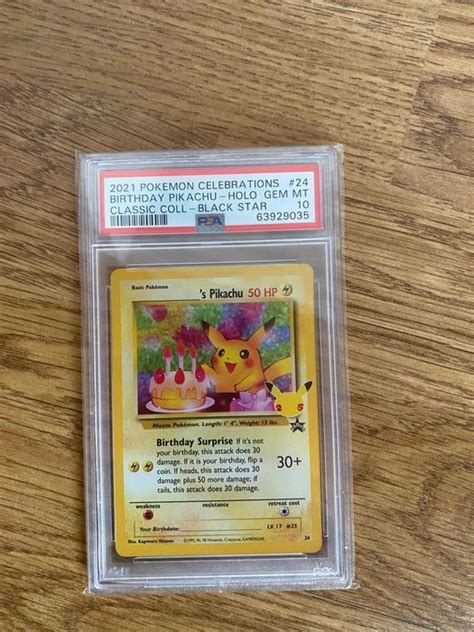 The Pokémon Company Graded Card PSA 10 BIRTHDAY PIKACHU Catawiki