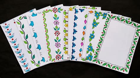 Border Designs Border Designs For School Project Border Designs