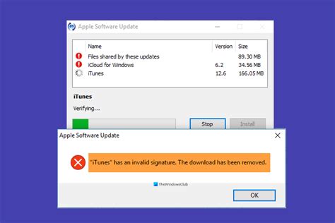 Fix Itunes Has An Invalid Signature Error On Windows