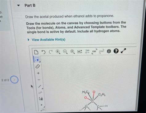Solved An Acetal Forms When Two Alcohol Molecules React With Chegg