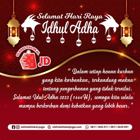 Ucapan Selamat Hari Raya Idul Adha 2023 Desain Vector Devilo Arts