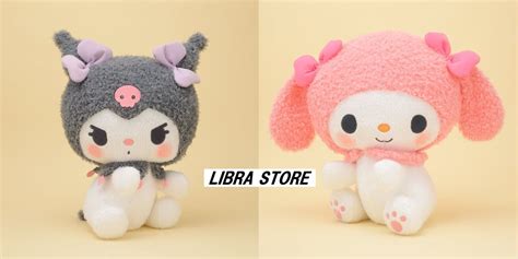 Rare My Melody Kuromi Giga Big Plush Doll Hug Ver Set Exclusive And From Japan For Sale