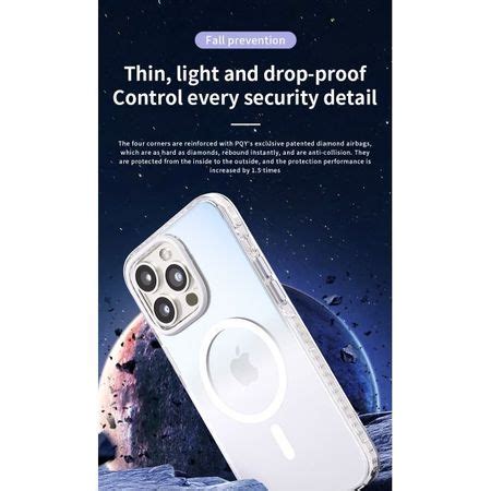 Kingxbar iPhone 15 Pro Max MagSafe Schutzhülle Ice Crystal Series