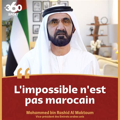 Le360 on Twitter L impossible n est pas marocain a affirmé