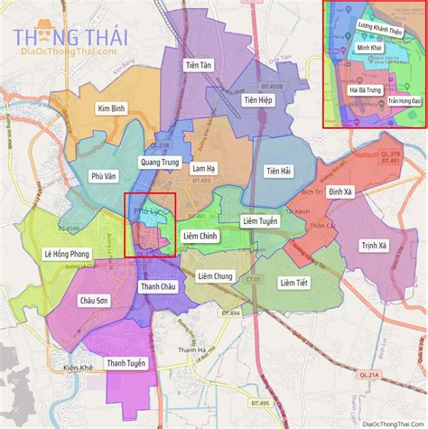 Bản đồ tỉnh Hà Nam chi tiết mới nhất 2023 Algerie vn