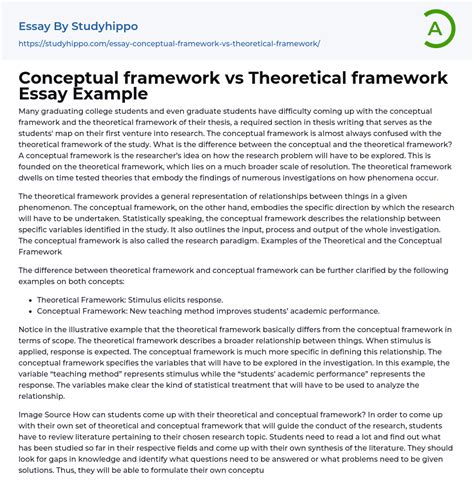 conceptual framework in research conceptual framework