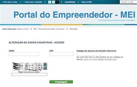 Como Alterar Atividade Do Mei Pela Internet