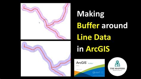 How To Make Buffer To Line Data In ArcGIS One Minute GIS Tutorial 12