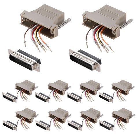 Amazon Anmbest Pcs Db Male Ethernet Adapter Pin Serial