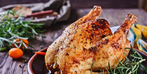 Recette du poulet rôti au romarin Femmezine fr
