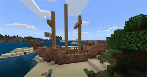 Top Minecraft Exposed Shipwreck Seeds For Bedrock Edition Technocodex