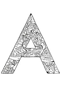 Coloriages Alphabet Et Lettres