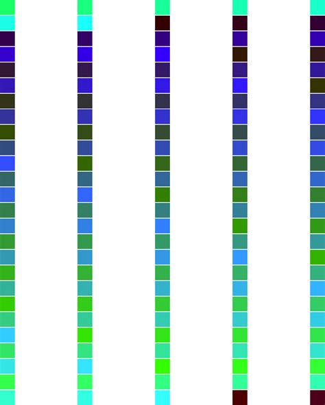 Rgb Color Chart Printable