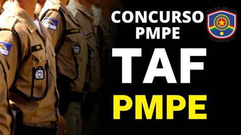 COMO É O TAF DA PMPE YouTube