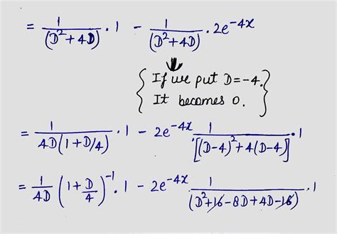 Solved Higher Order Non Homogeneous Differential Equations Methods Of