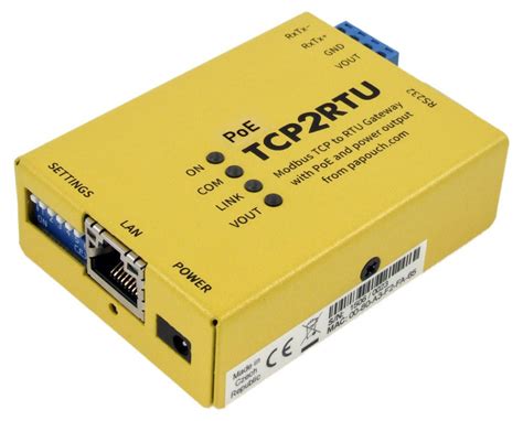 Tcp Rtu Poe Modbus Tcp To Rtu Ascii Converter With Poe Power Supply