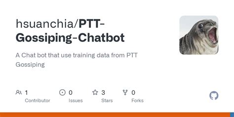 PTT Gossiping Chatbot Gossip Chatbot Train Ipynb At Main Hsuanchia