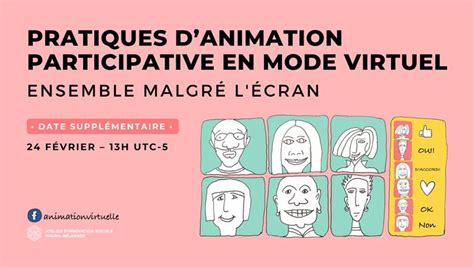 Pratiques danimation participative en mode virtuel École d