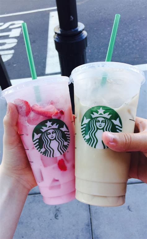 These Starbucks Drinks Look So Yummy Coconut Strawberry Refresher