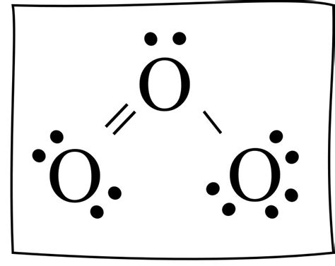 Draw The Lewis Structure Of Ozone O3