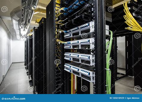 Armazenamento Da Nuvem De Um Grande Centro De Dados Imagem De Stock