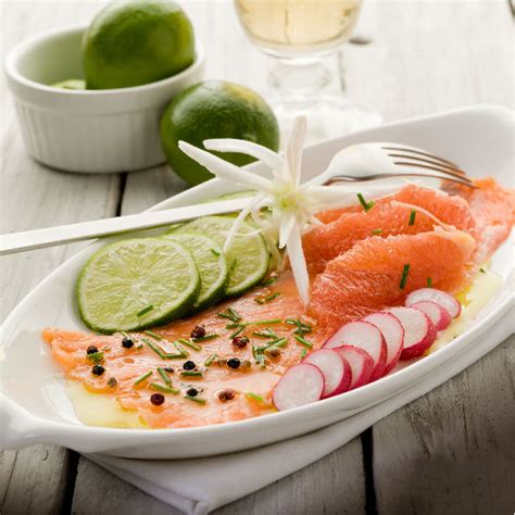 Carpaccio de Salmón Ahumado Recetas La Masía