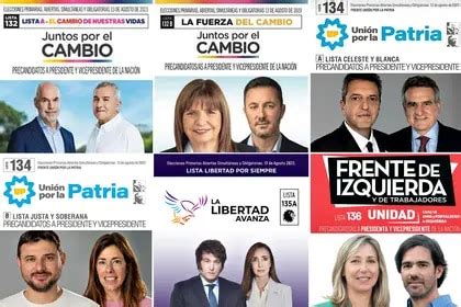 Todas Las Boletas De Las Elecciones PASO 2023 LA NACION