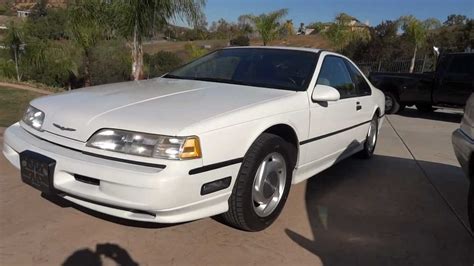 1989 Ford Thunderbird SC Super Coupe Supercharged 3 8 V6 MTS YouTube