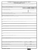 Printable DD Form 2527 Fillable