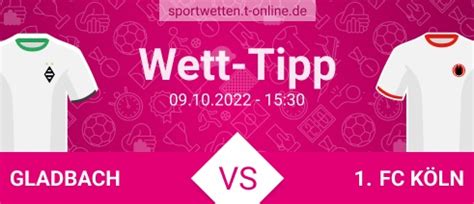 Borussia MGladbach 1 FC Köln Tipp Prognose Quoten 9 10 22