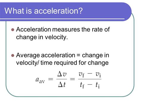 Physics How To Calculate Acceleration